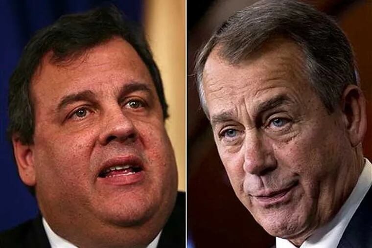 Christie blasts Boehner for blocking Sandy relief vote