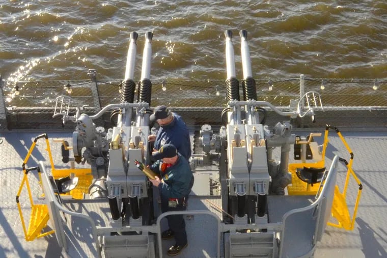 Battleship Firing Ww2