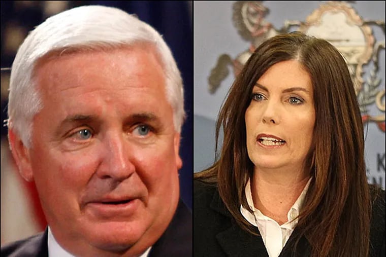 Sandusky and Corbett: Together again