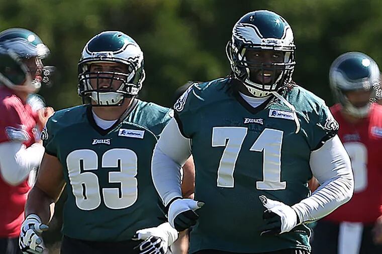 Molk embracing his moment on Eagles’ offensive line