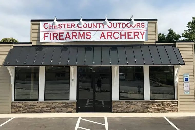 Chester County men stole 24 guns in early morning heist, police say
