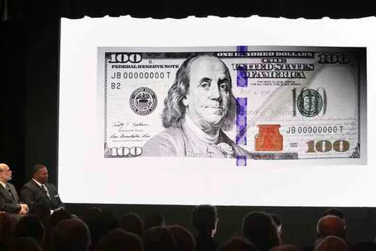 High-tech design for new $100 bill
