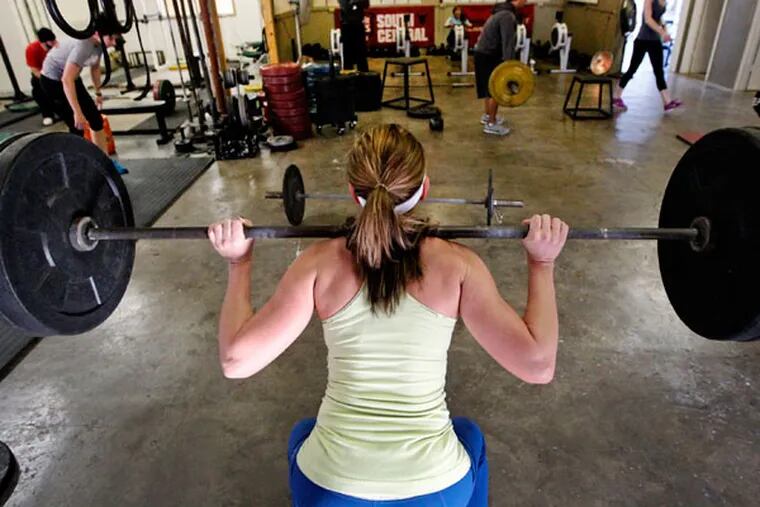 The CrossFit workout seems intimidating but it's actually not