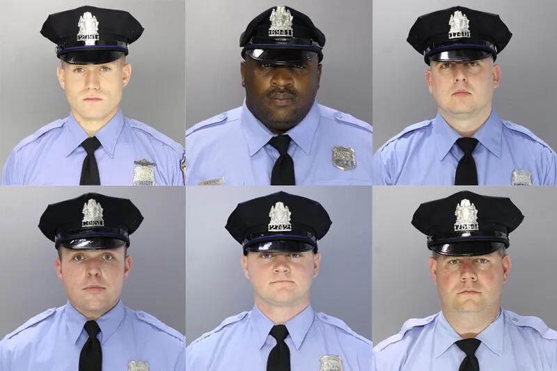 These 6 Philly police officers were shot Wednesday