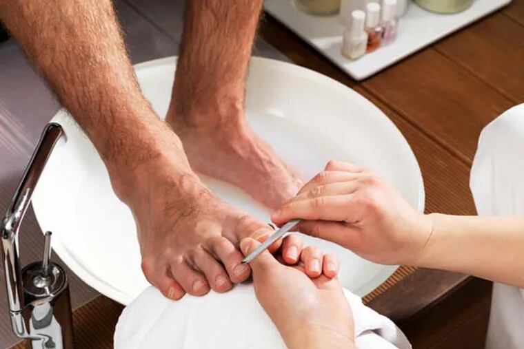 The manly pedi