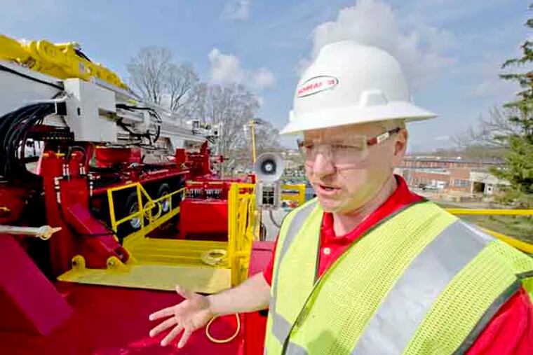 West Chester firm launches a giant drill rig for Marcellus work