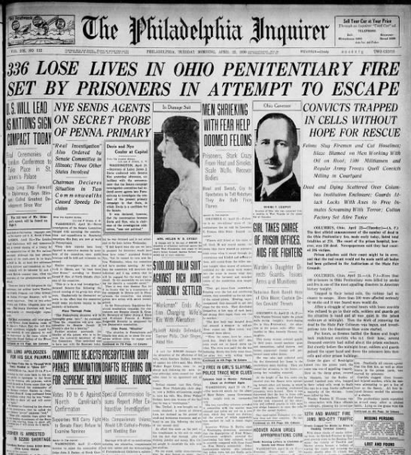 Discovering my grandfather, the bank robber, on the 90th anniversary of ...