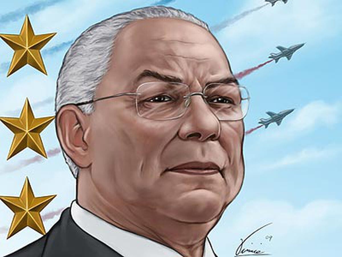 'Colin Powell': High in the comic ranks