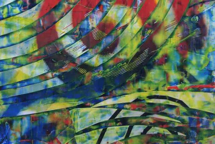 Al Loving paintings at Philadelphia's Sande Webster Gallery