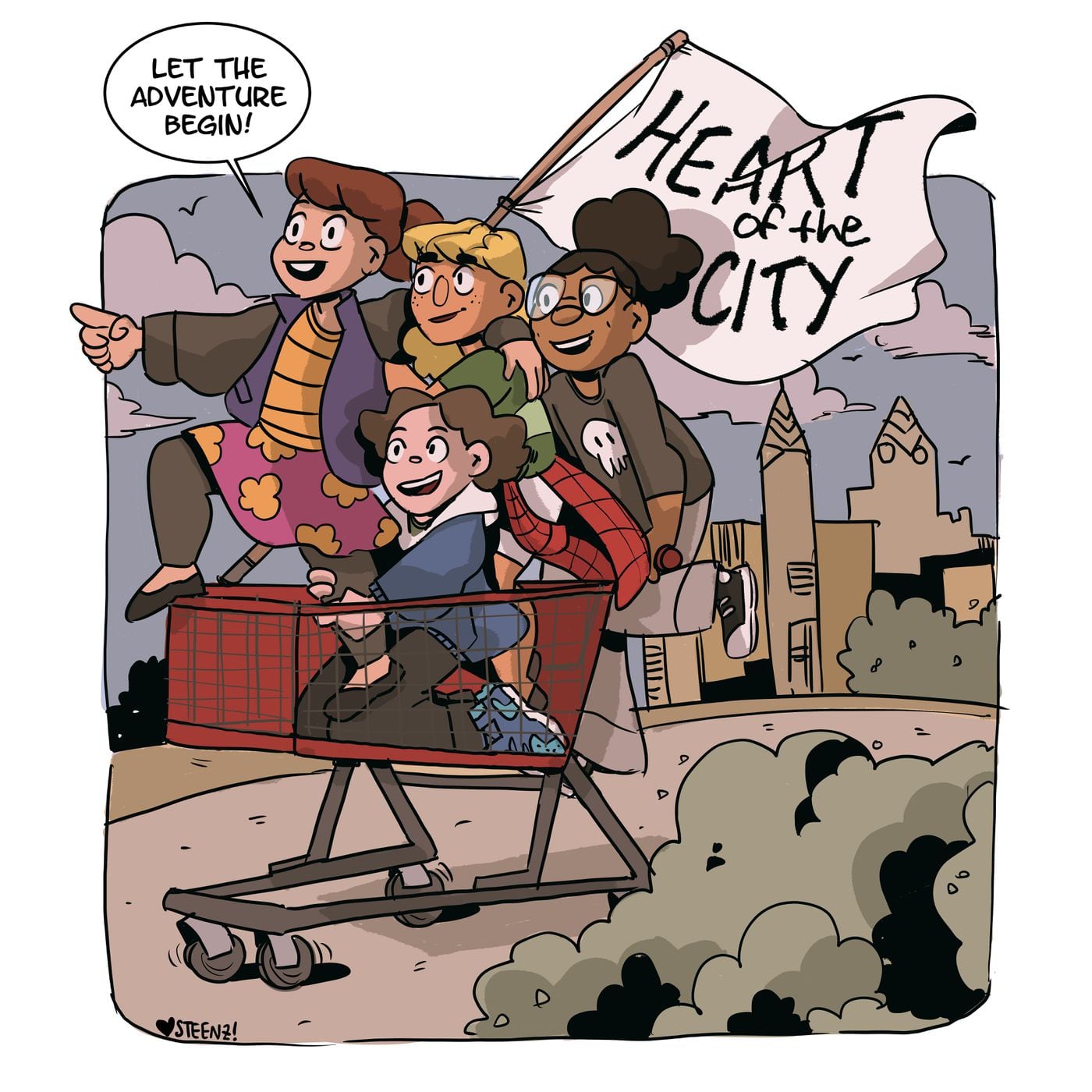 Steenz is the new artist for the comic strip ‘Heart of the City,’ set ...