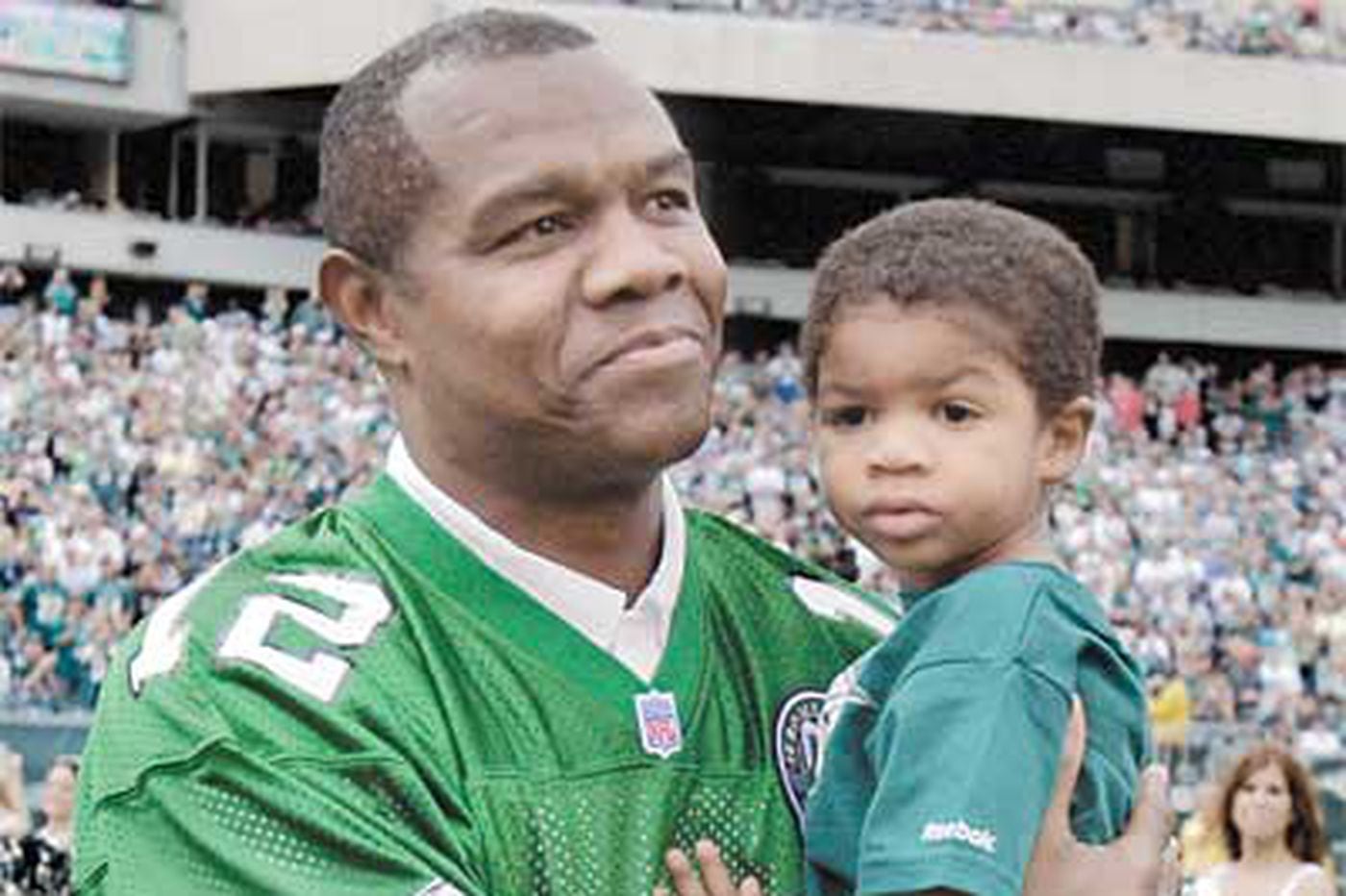 Former Eagle Randall Cunningham's 2-year-old son found floating in hot tub