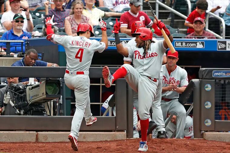 Phillies beat Mets, 10-7, move two games out of wild-card spot