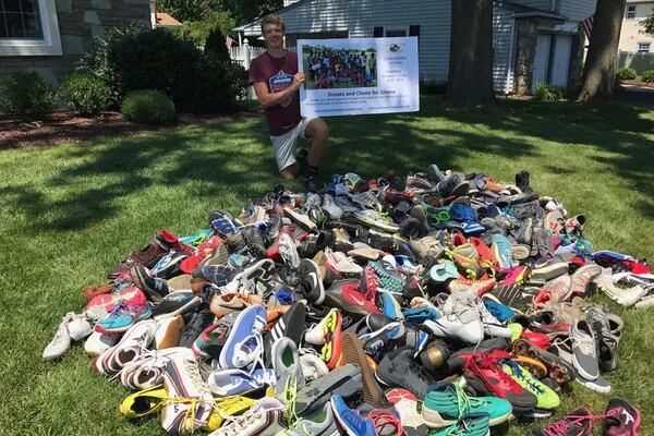 Meet the Temple freshman who collects cleats and sneakers for aspiring ...