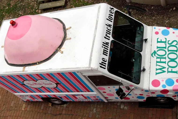 Pennsylvania artist's truck promotes breast-feeding