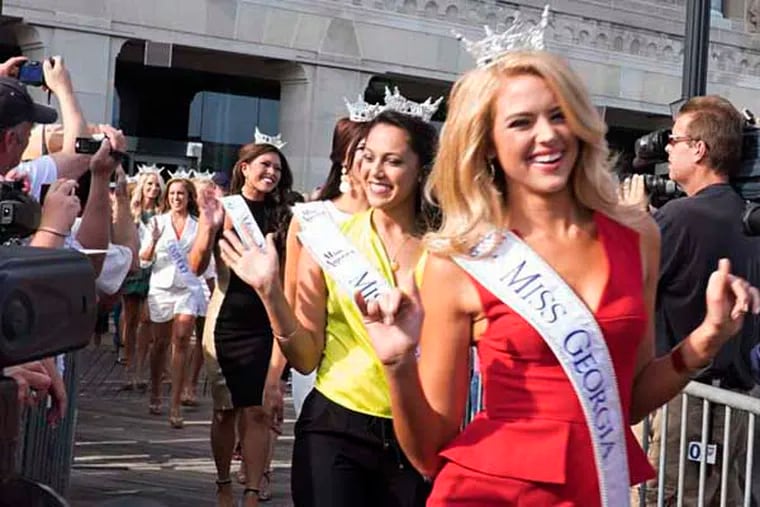 They're here! Miss America contestants arrive at the Shore