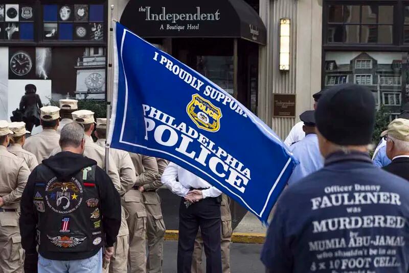 Police hold vigil to remember fallen officer Daniel Faulkner, repudiate ...