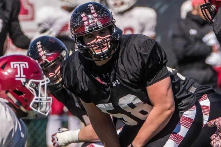 Owls get two offensive line starters back against Navy