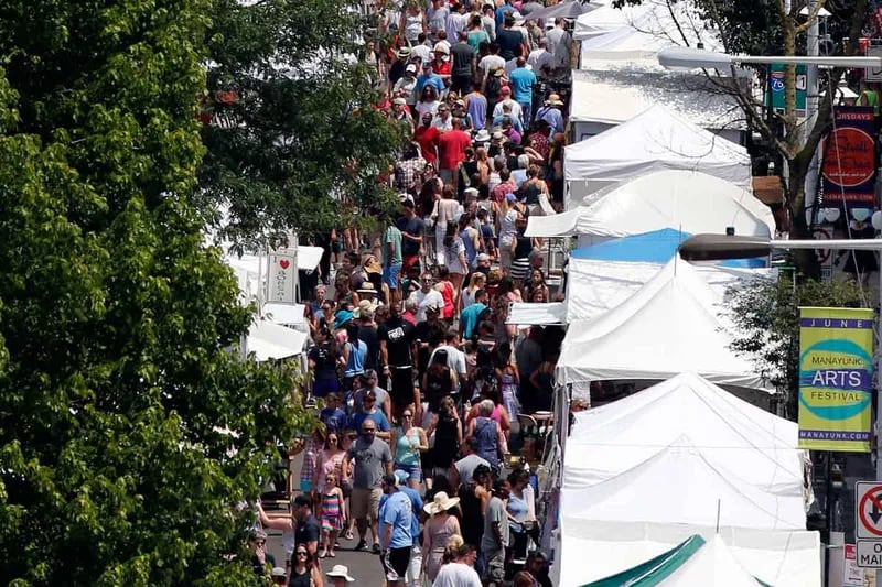 Thousands stroll Manayunk's Main Street for arts, crafts