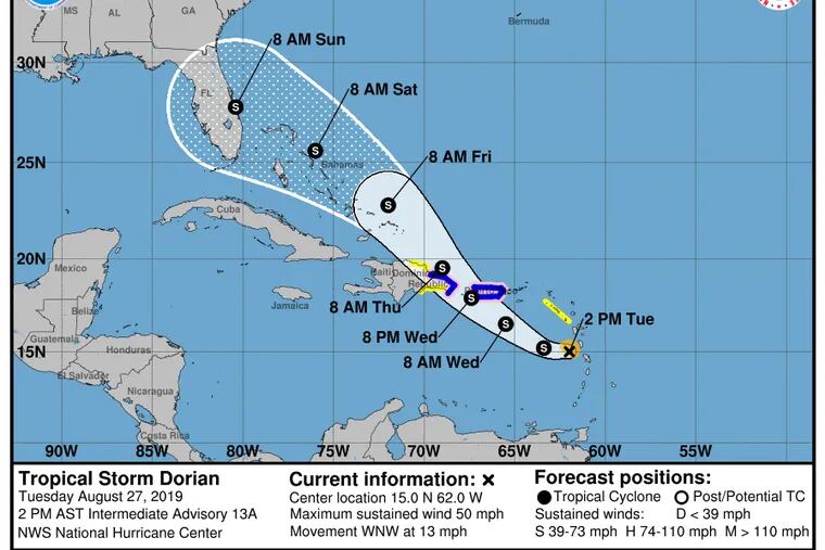 Dorian, and the Saharan dust that could inhibit Atlantic hurricanes as ...