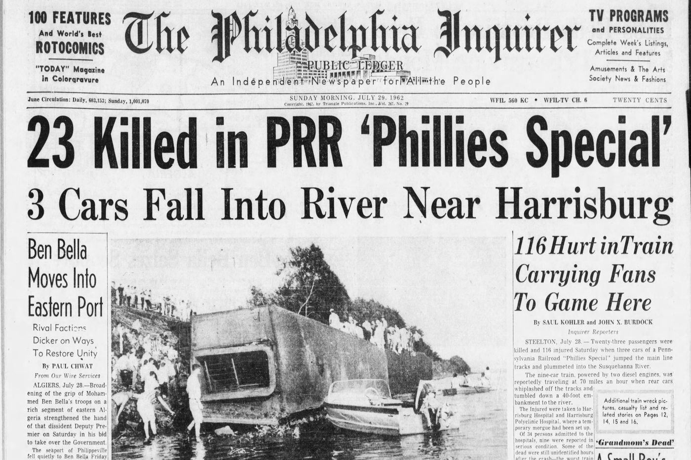 ‘Phillies Special’: A train crash 57½ years ago remains the worst ...