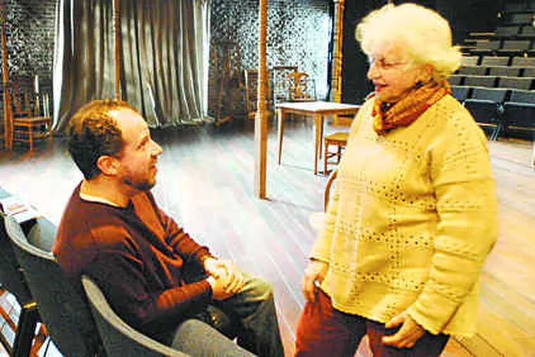 A Potok character much like the writer comes to life on stage