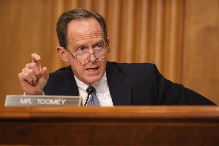 Pat Toomey, Bob Casey split on Trump's USMCA trade deal