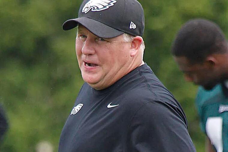 It's summer: Time for Eagles head coach Chip Kelly to face heat