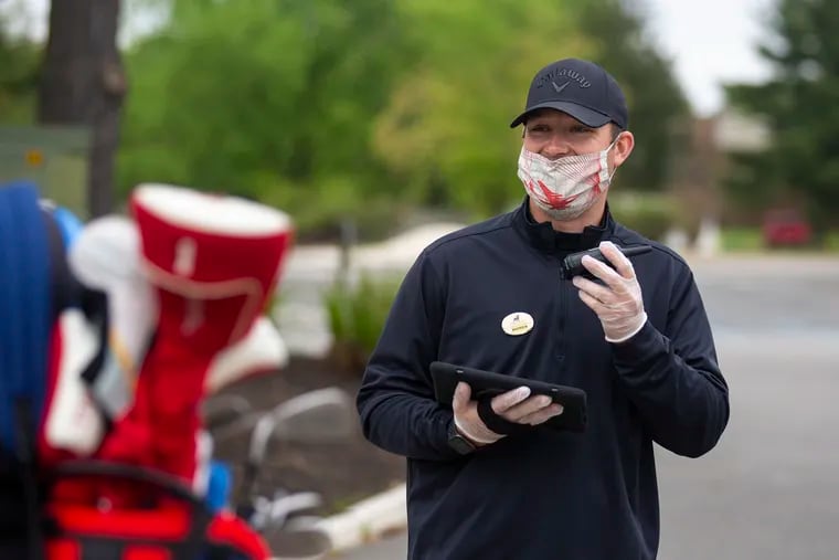 His baseball dream paused, South Jersey’s Andrew Miller helps golfers ...