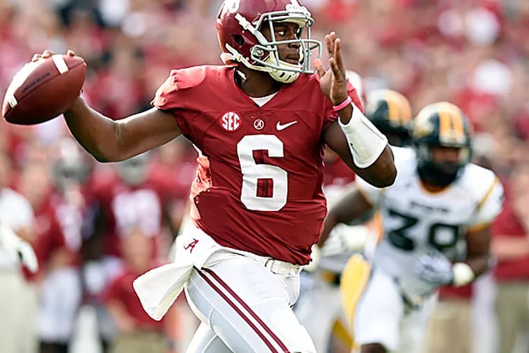At least for now, Sims is the No. 1 quarterback for Alabama