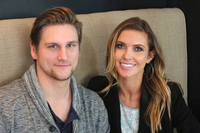 Audrina Patridge flies around Philly