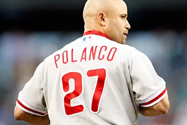 Phillies Notes: Polanco again given a rest, will see a back specialist