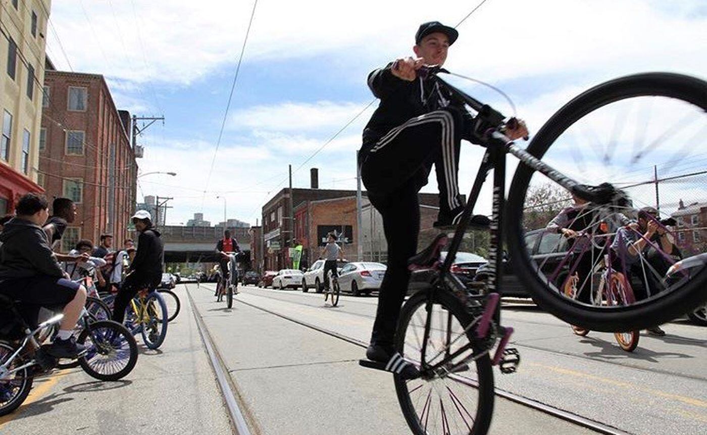 Swerving on the rideout: How kids on bikes are taking over Philly streets