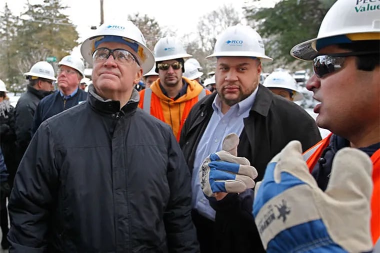 PUC finds fault with Peco service during ice storm