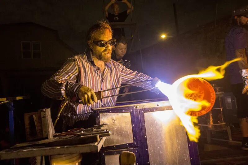 A famous glassmaker came to Philly to create his own form of currency