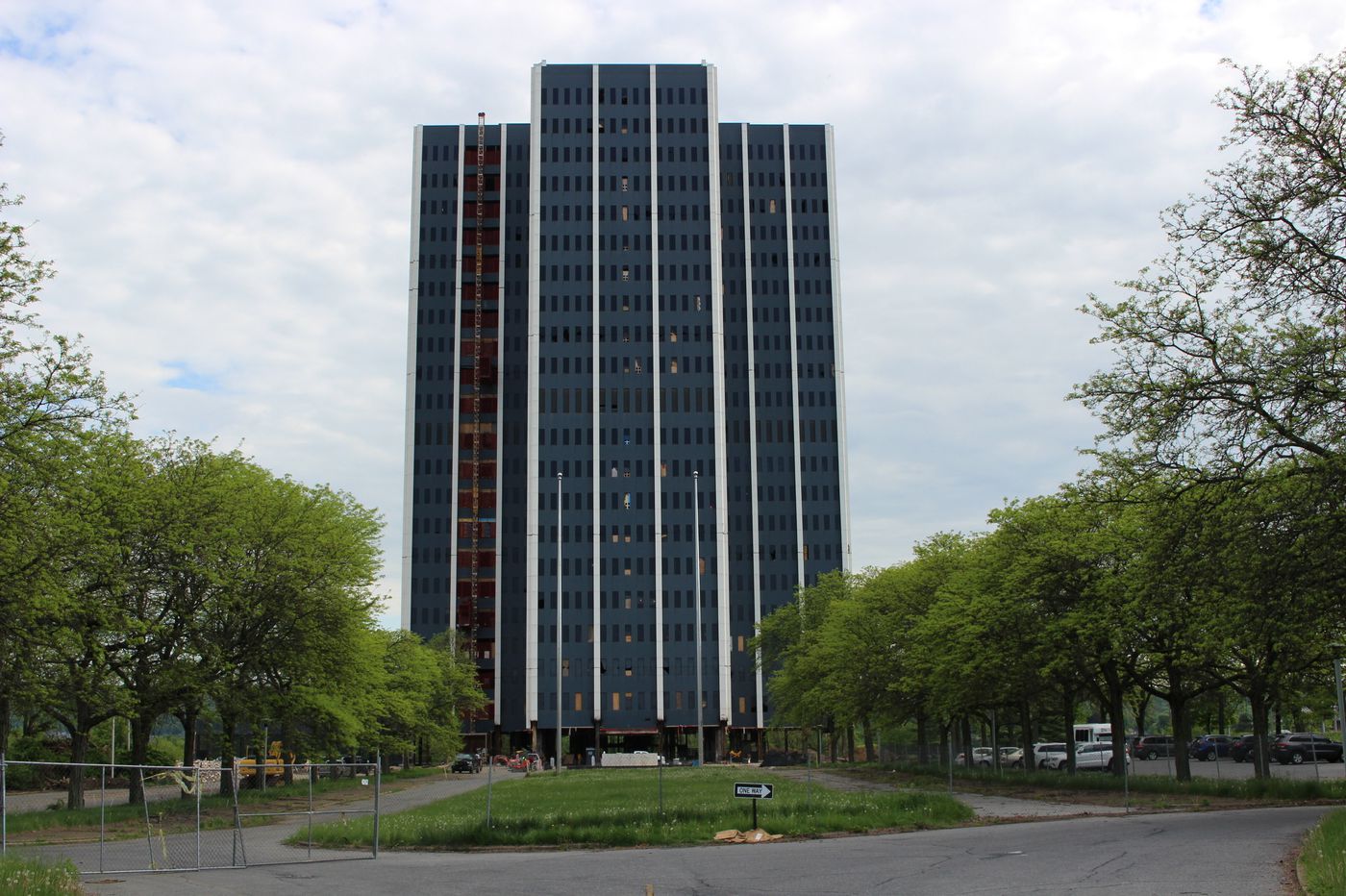 Defunct Martin Tower, former world HQ of Bethlehem Steel, demolished